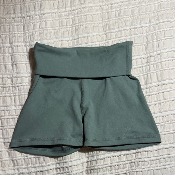 Gilly Hicks | Shorts | Green Biker Shorts | Poshmark
